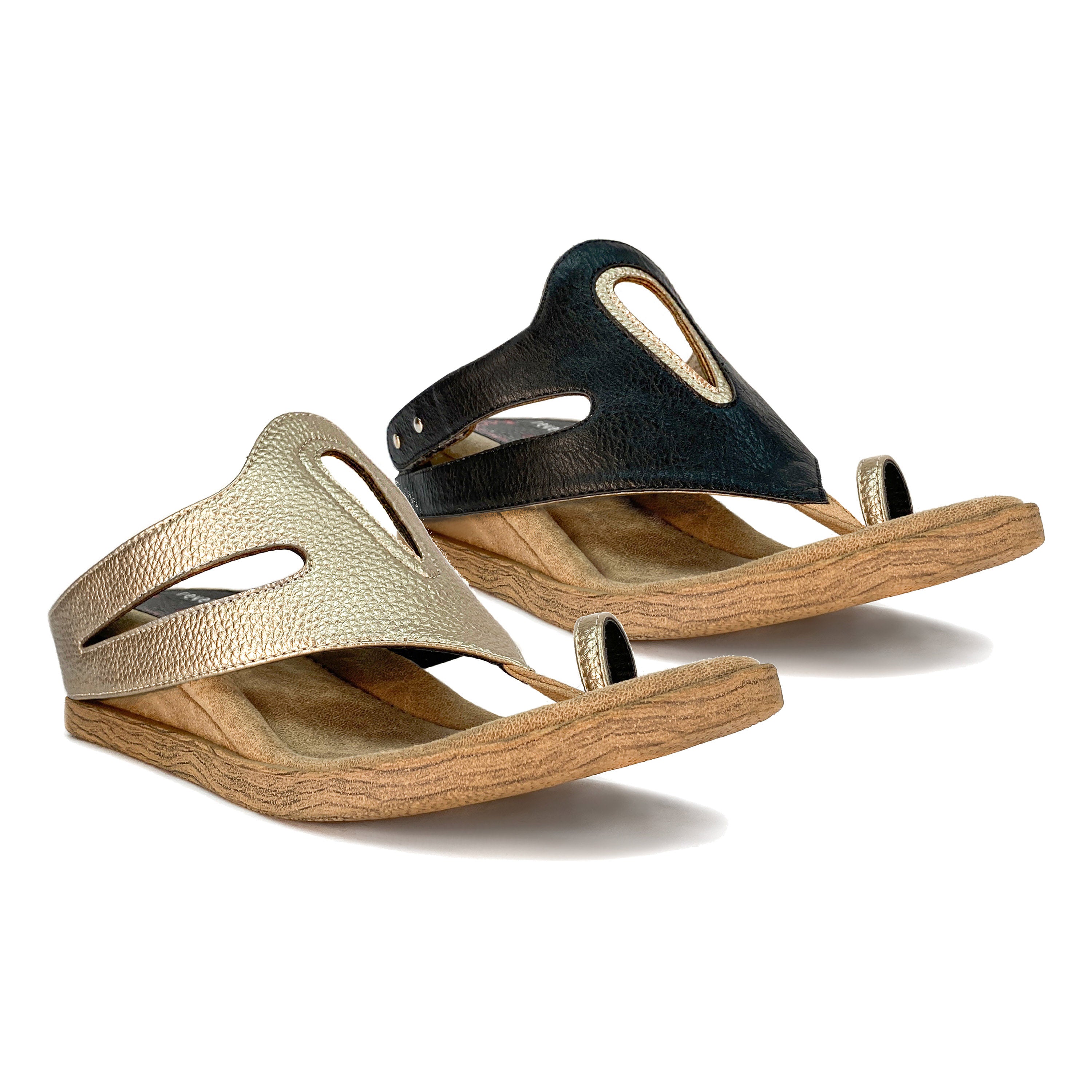 Ovidia - Tan Metallic flips to Black – modzori.com